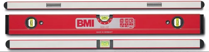 Spirit Levels : Level, Spirit, BMI, Robust, 3 Vial,