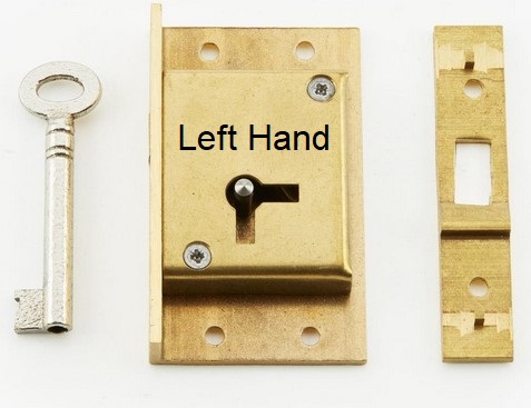 Locks - Sliding Door : Lock, Cut Sliding Door, RH & LH Options