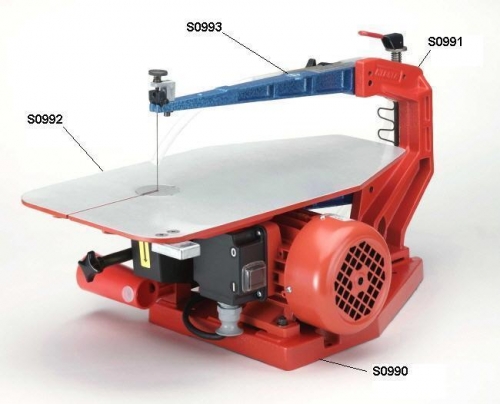 Hegner Machines - Parts : Part, #200003, Table, Machine, for M1