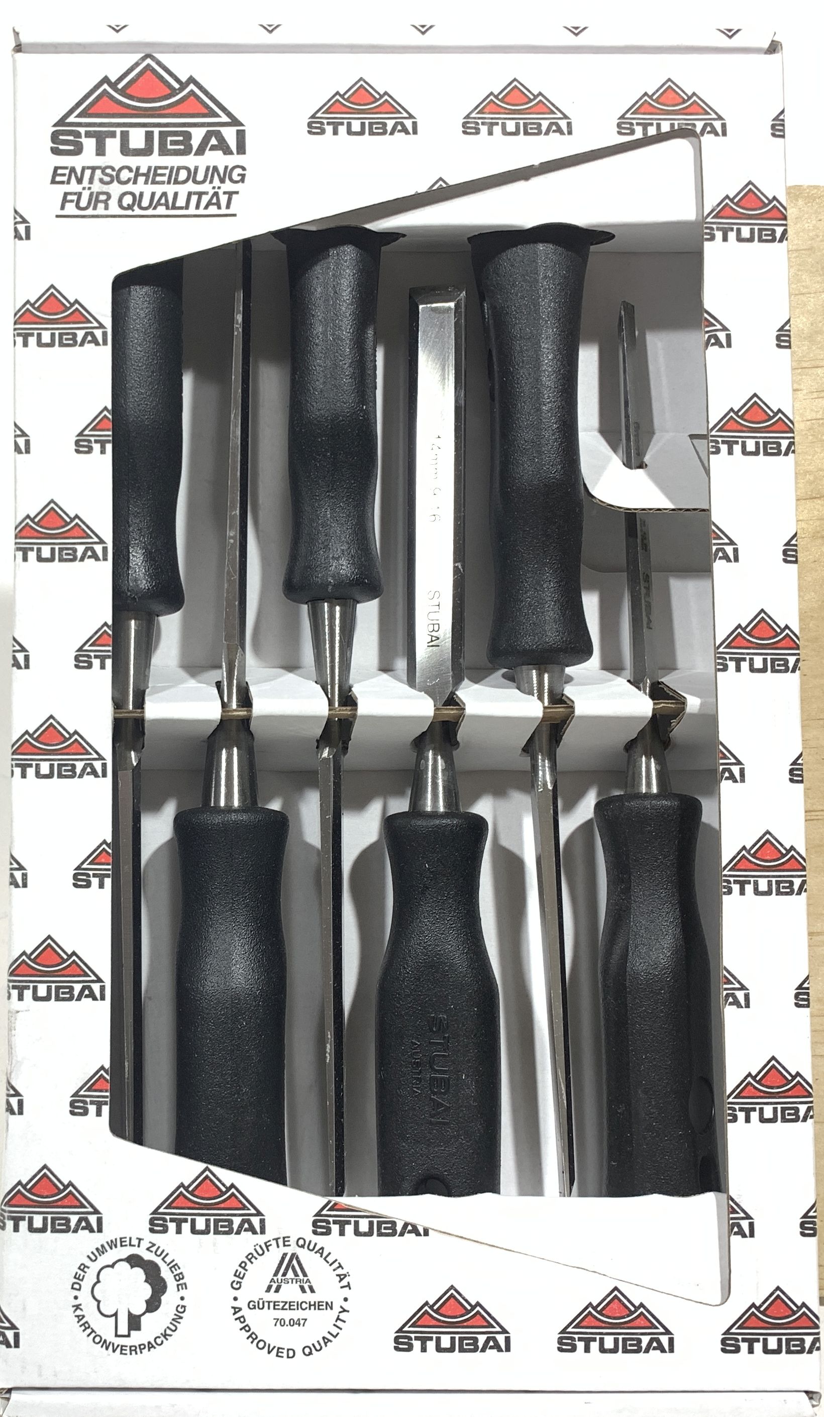 Carpentry Chisels : Chisel, Bevel Edge, Bench, Stubai, #3543 Series